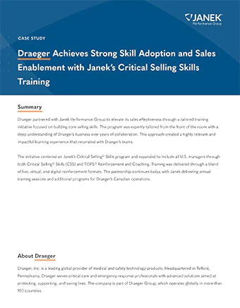 Draeger Case Study | Janek Performance Group